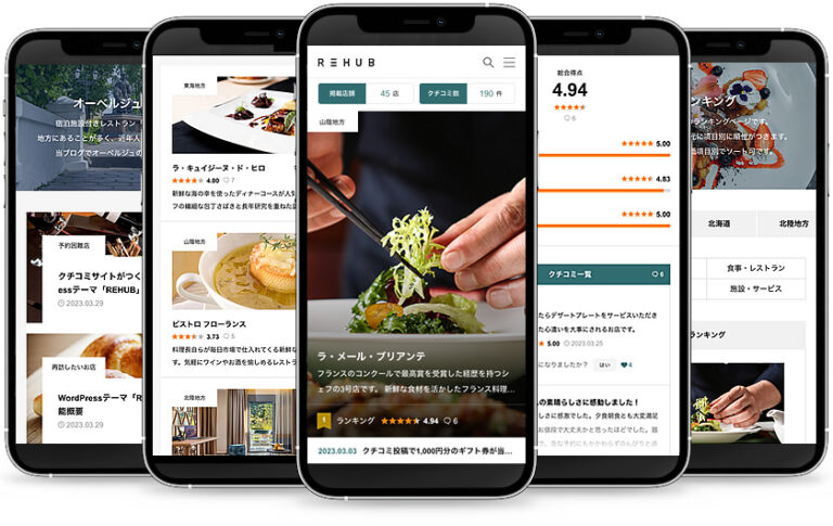 WordPressで口コミサイトが作成できる「REHUB」 | ワードプレステーマTCD