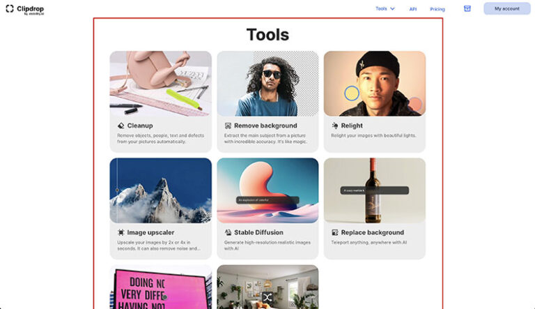 ドラッグ&ドロップだけで画像編集できるAIツール「ClipDrop」の使い方 | ワードプレステーマTCD