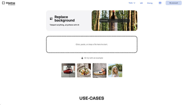 ドラッグ&ドロップだけで画像編集できるAIツール「ClipDrop」の使い方 | ワードプレステーマTCD