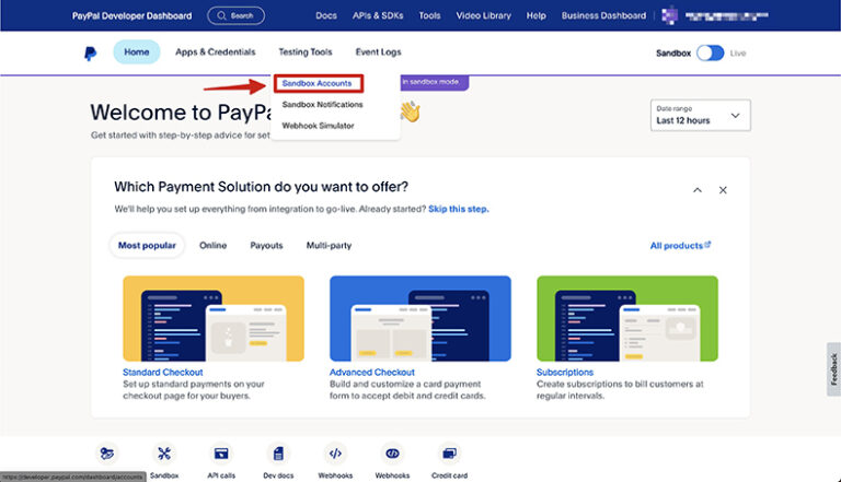 PayPalで決済テストを行う方法 | ワードプレステーマTCD
